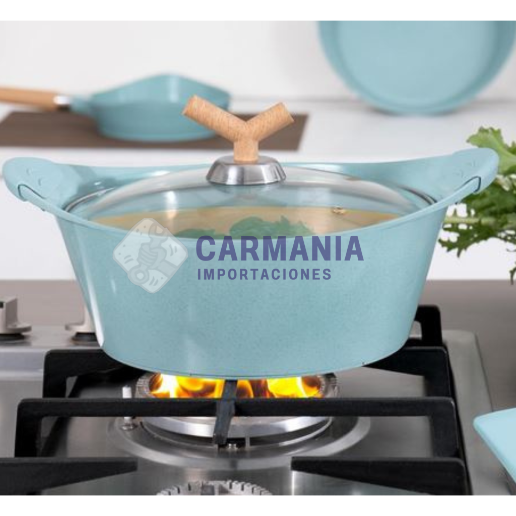 JUEGO DE OLLA 11 PZAS 2 COLORES – Carmania Importaciones